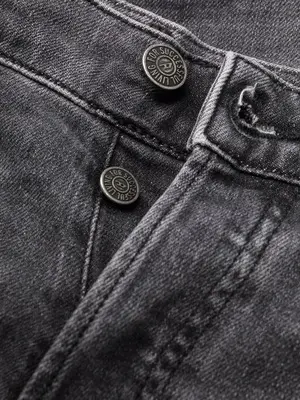 DIESEL® Faded Straight-leg Jeans - Black