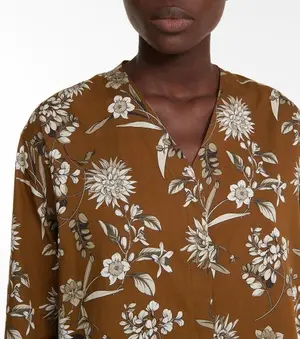 Max Mara Alinda Floral Shirt