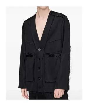MAISON MARGIELA Patchwork Satin Jacket