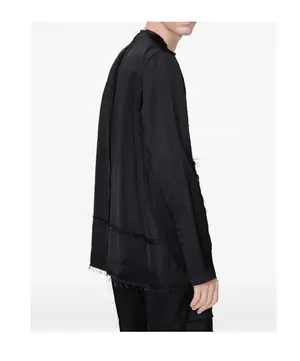 MAISON MARGIELA Patchwork Satin Jacket