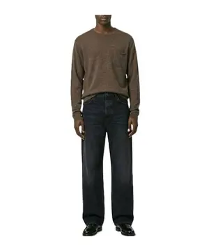 Acne Studios Fine Knit Cashmere Sweater With Pocket