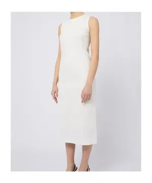 Max Mara Sleeveless Round Neck Dress