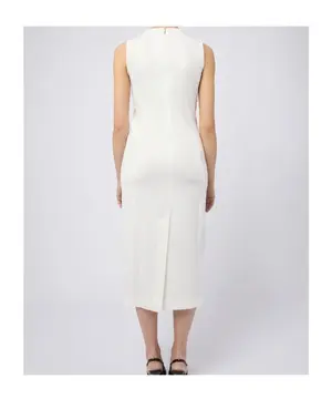 Max Mara Sleeveless Round Neck Dress