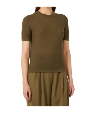 Max Mara Short-sleeved Knit Pullover