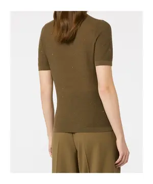 Max Mara Short-sleeved Knit Pullover