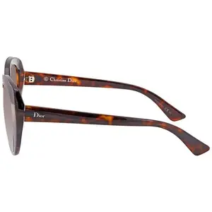 Dior Tortoiseshell Logo Cat Eye Sunglasses