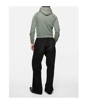 Acne Studios Long-sleeved Zip Hoodie - Slate Grey