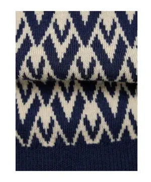 Valentino Garavani Wool Jacquard Short Sleeve Sweater - Multicolor