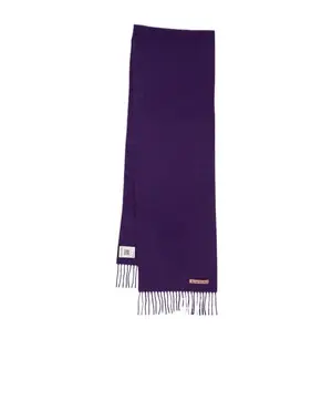 Acne Studios Skinny Wool Scarf - Blue