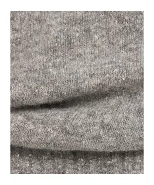 Brunello Cucinelli Alpaca Blend Knit Turtleneck Sweater - Gray