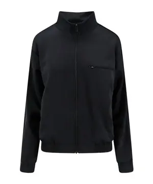 MAISON MARGIELA Logo Embroidered High-neck Sweatshirt