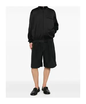 MAISON MARGIELA Logo Embroidered High-neck Sweatshirt