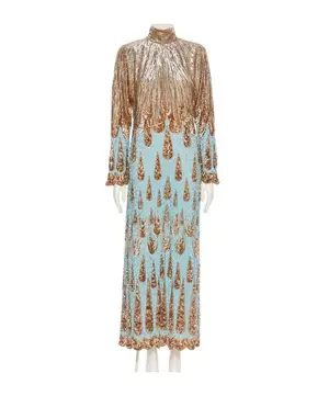 Valentino Garavani Embellished Long Sleeve Dress