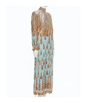Valentino Garavani Embellished Long Sleeve Dress