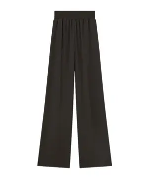 JOSEPH Nour Twill Satin Trousers - Cocoa