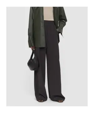 JOSEPH Nour Twill Satin Trousers - Cocoa