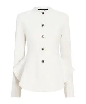 Proenza Schouler Dasha Buttoned Jacket - White