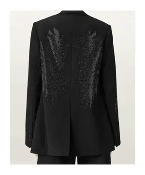 ALLSAINTS Ottie Embellished Single-breasted Blazer