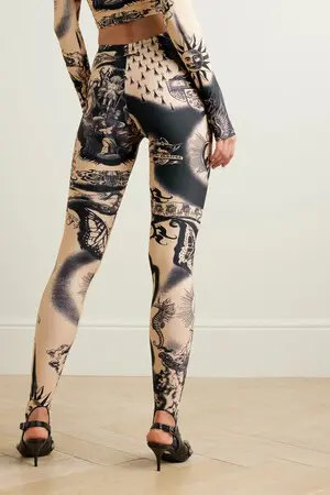 JEAN PAUL GAULTIER Elastic Waist Leggings