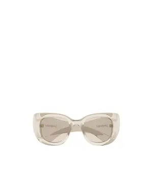 Saint Laurent Saint Laurent Cat Eye Sunglasses Light Brown