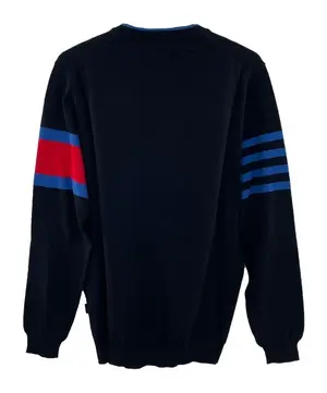 Moschino Long-sleeved Sweater With Striped Sleeves