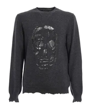 Alexander McQueen Skull Punk Piercing Sweater