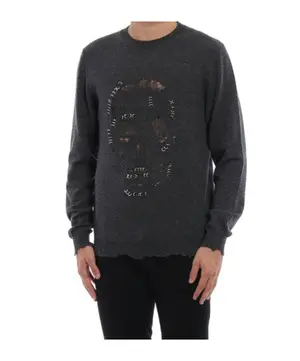 Alexander McQueen Skull Punk Piercing Sweater