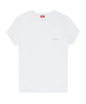 Kenzo Logo Embroidered T-shirt