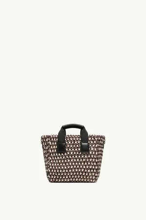 Moncler Crochet Micro Tote Bag - Black