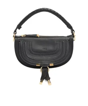 Chloé Medium Marcie Smooth Leather Bag - Black