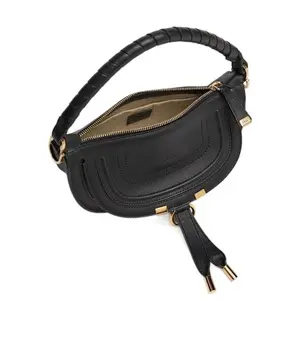 Chloé Medium Marcie Smooth Leather Bag - Black