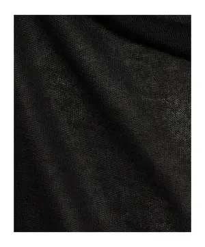 TOTEME Lyocell Blend Knit T-shirt - Black