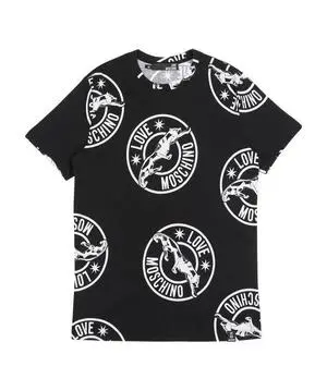 Moschino Logo Details T-shirt - Black