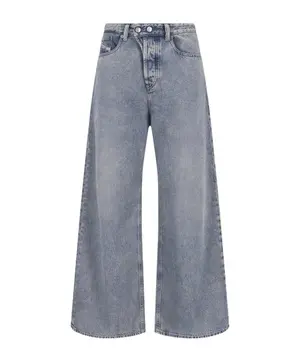 DIESEL® High-rise Wide-leg Jeans
