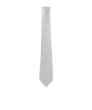 TOM FORD Textured Neck Tie - Gray