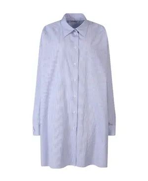 MAISON MARGIELA Striped Button-up Oversized Shirt