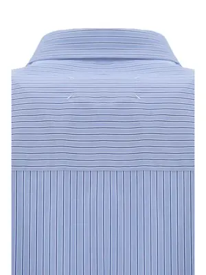 MAISON MARGIELA Striped Button-up Oversized Shirt