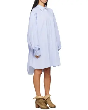 MAISON MARGIELA Striped Button-up Oversized Shirt