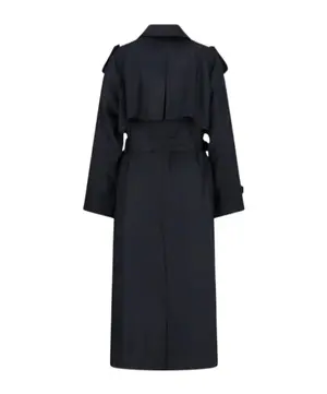 THE FRANKIE SHOP Veyron Fluid Twill Trench Jacket