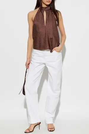 Posse Phoebe Polka-dot Halter Top - No