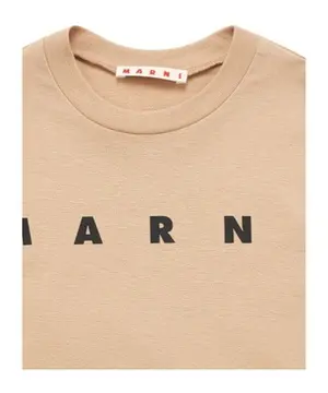 Marni Printed Cotton Jersey T-shirt - Blue