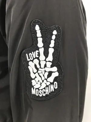 Moschino Hooded Cotton Suit With Long Sleeves