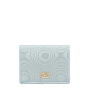 Valentino Garavani Logo Wallet - Gray