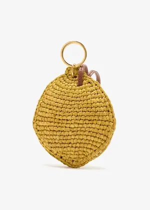 Chloé Lemon-shaped Raffia Charm