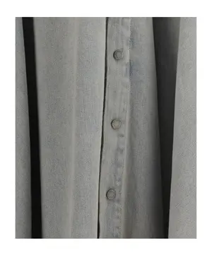 HAIKURE Thea Light Space Buttoned Midi Skirt - Gray