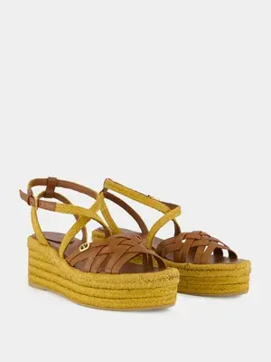 Valentino Garavani Vlogo Signature Platform Espadrille Sandals
