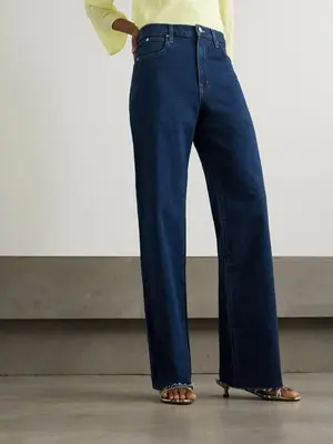 SLVRLAKE Grace High-rise Wide-leg Jeans