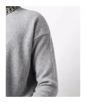 JIL SANDER Long Sleeve Knit Jumper - Grey