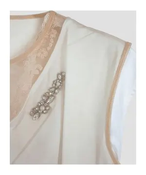 Simone Rocha Layered Lace Trim T-shirts