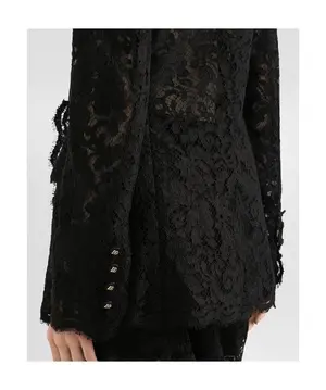 Dolce & Gabbana Lace Double-breasted Blazer
